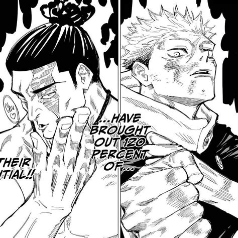 Jujutsu Kaisen Funny Manga Panels Jjk Action Manga Panels Jjk Yuji