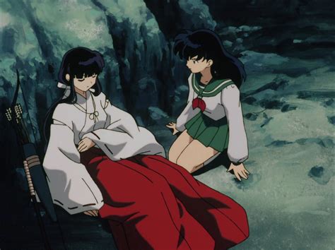 Inuyasha Kikyo And Kagome Alone In The Cave