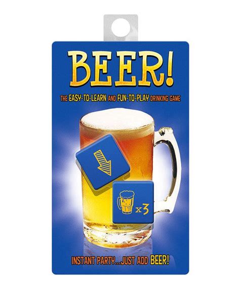 Beer! Drinking Game | Drinking games, Drinking dice games, Beer ...