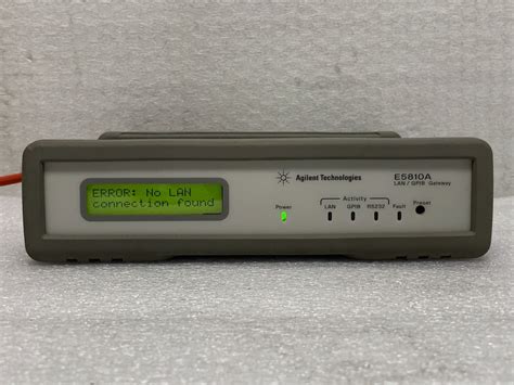 Agilent Technologies E5810a Lan Gpib Gateway Auschoice