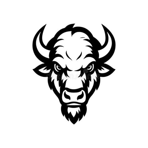 Illustration Of Wild Bison Design Element For Logo Label Sign Stock Illustration