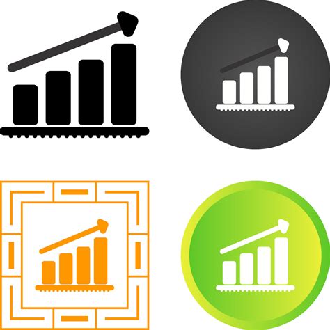 Chart Increasing Vector Icon 40799711 Vector Art At Vecteezy