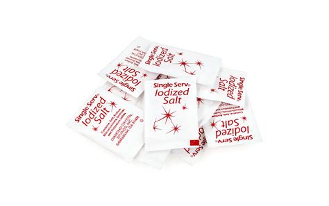 Single Serve Iodized Salt Packet 3000 Count Bestcandyshop