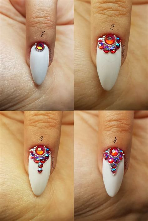 Nail Art Strass Bling Nail Art Nail Jewels Nails Design With Rhinestones