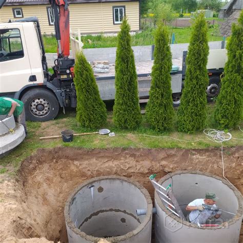 Септик из бетонных колец под ключ в Столбцах цена от 600 р Объявление №190750713