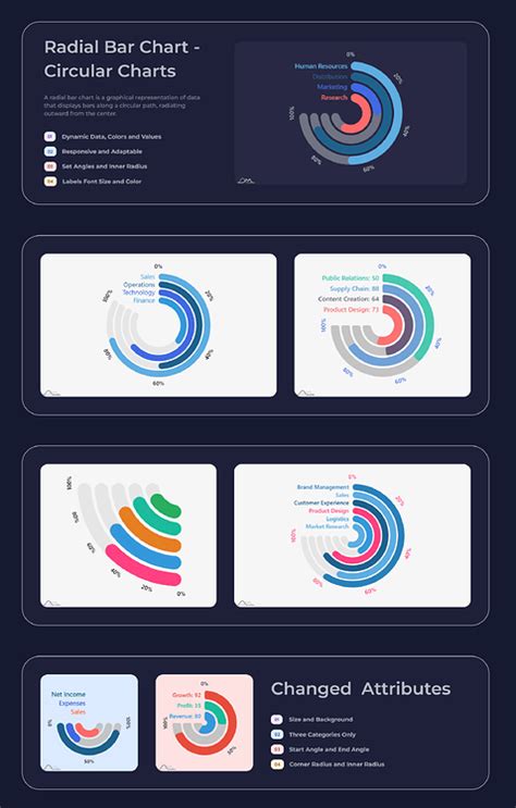 New Plugin Radial Bar Chart Circular Charts Data Representation