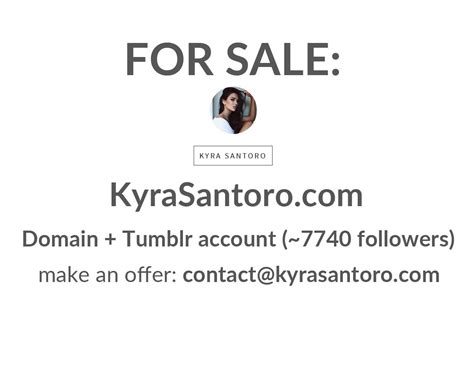Kyra Santoro On Tumblr