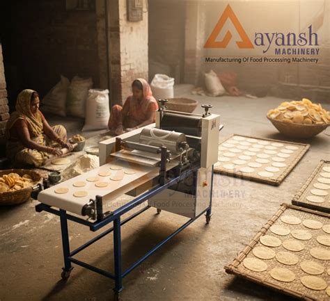 Papad Making Machine Small Papad Making Machine Manufacturer From Ahmedabad