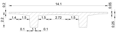 Cross Section Of Bridge Column Dimensions M Download Scientific