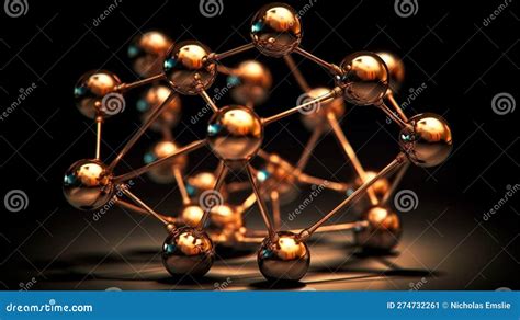 Atom Close Up Background Wallpaper For Powerpoint And Presentations Ai
