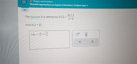 Graphs And Functions Variable Expressions As Inputs Of Functions