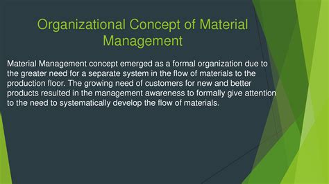 Solution Logistics Material Management Concepts And Forecasting