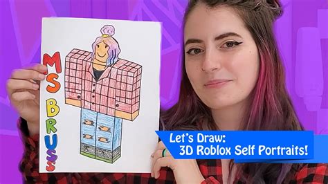 Let S Draw D Roblox Self Portraits Youtube