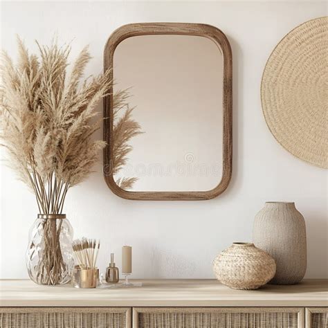 Boho Style Decor With Pampas Grass Stock Illustration Illustration Of Light Decor 361980018