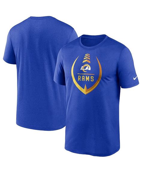 Nike Mens Royal Los Angeles Rams Icon Legend Performance T Shirt Macys