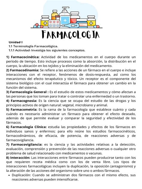 Farmacología Pdf Medicamentos Con Receta Farmacología