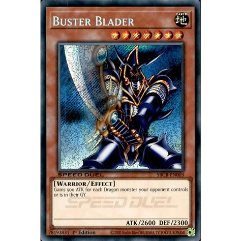 Buster Blader Sbcb En003 Yu Gi Oh Card Deckboosters