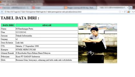 Cara Membuat Website Biodata Dengan Html Cara Membuat Website Sederhana