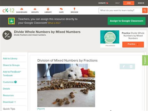 Ck 12 Arithmetic Division Of Rational Numbers Unit Plan For 8th 9th Grade Lesson Planet