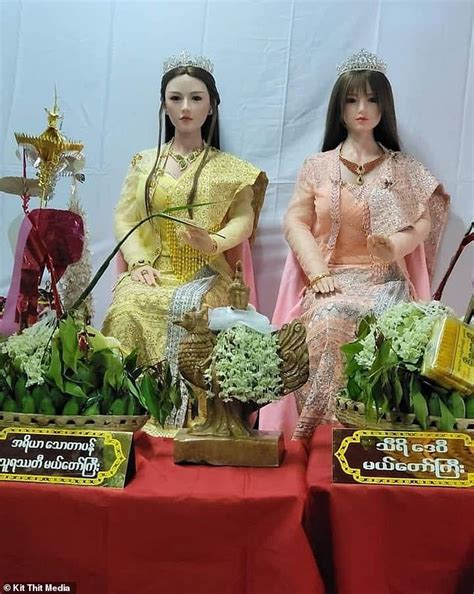 Worshippers Take Two Sex Dolls To Myanmars Holiest Site To Perform