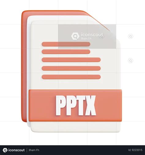 Pptx File 3d Icon Free Download Files And Folders 3d Icons Iconscout