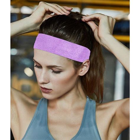 Plusnao ヘアバンド ヘッドバンド 男女兼用 メンズ レディース スポーツ アウトドア ジム 運動 ランニング ジョギング トレーニング
