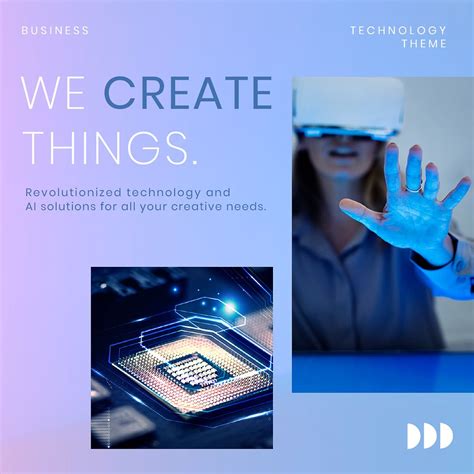 Creative Technology Instagram Post Template Premium Psd Template