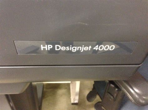 Hp Designjet 4000 Wide Format Printer Able Auctions