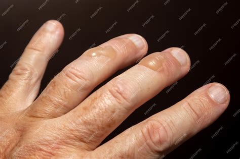 Premium Photo Typical Blisters On The Skin From Seconddegree Burning
