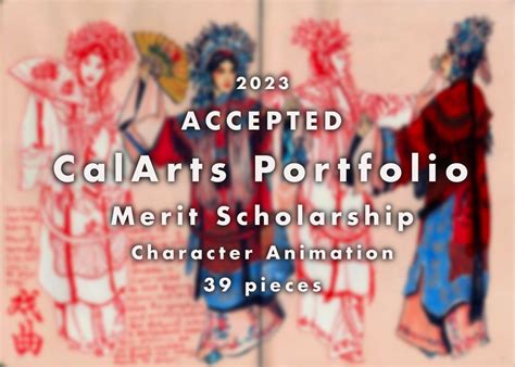 Accepted Calarts Portfolio 2023 Scholarship