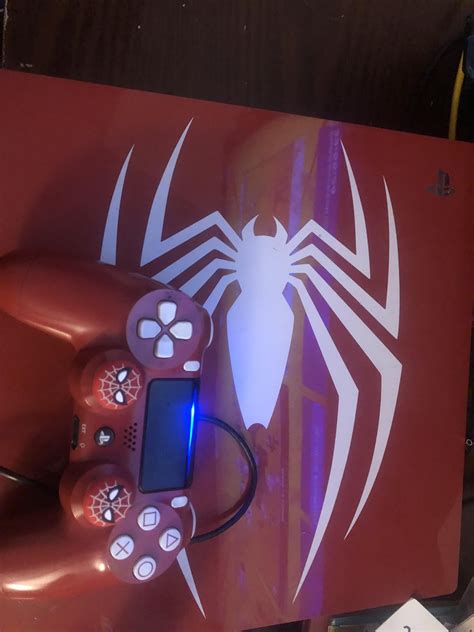 Got My New Controller Caps R Spidermanps4