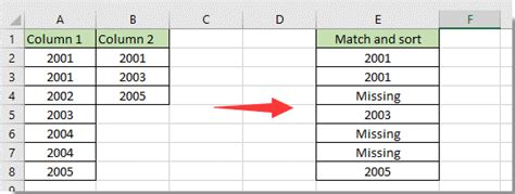 How To Sort A Column To Match The Value In Another Column In Excel