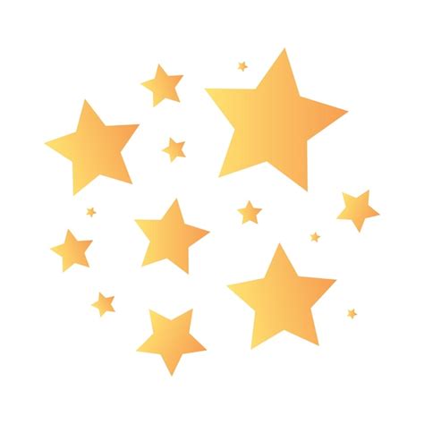 Premium Vector Gradient Stars Cluster