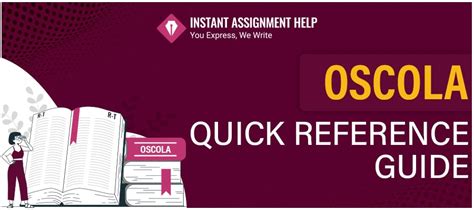 Imbibe OSCOLA Referencing Rules Examples