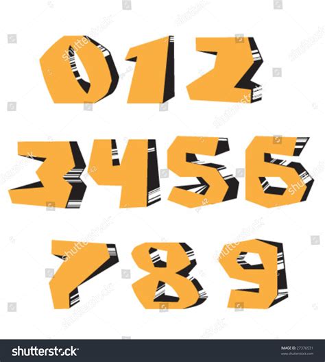 Graffiti Art Numbers At Andrea Newton Blog