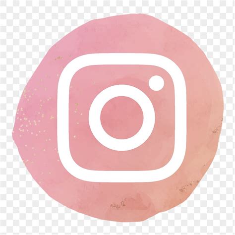 Instagram Logo Png In Watercolor Free Icons Sticker Rawpixel