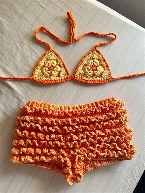 Stella Two Piece Crocheted Swimwear