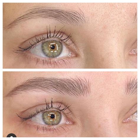 Before After Blonde Blonde Eyebrows Microblading Eyebrows