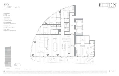 Floor Plans Edition Residences Edgewater