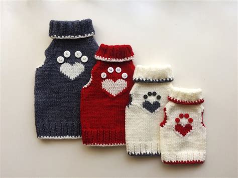 Heart Paw Pattern Cat Sweater Sphynx Cat Clothes Sphynx Etsy