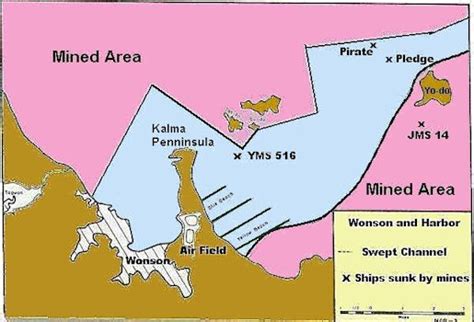 Map Showing Wonson Harbor