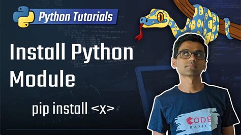 Install Python Module Using Pip Python Programming Tutorials Youtube