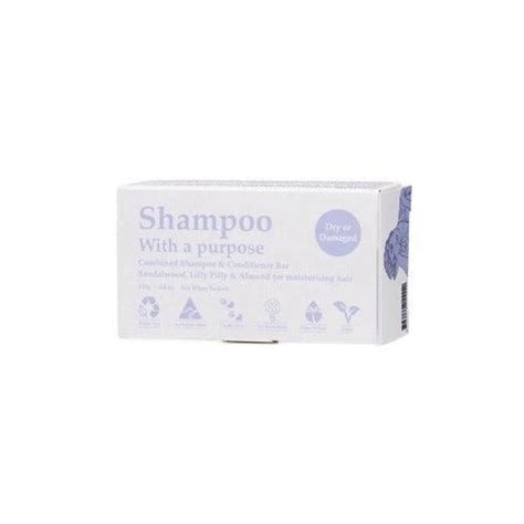 Shampoo With A Purpose Shampoo And Conditioner Bar 135g Dry Or Damaged