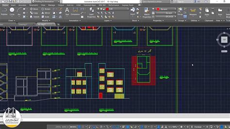 پلات رنگی در اتوکد Plot Model
