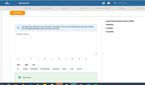 Program Indicators With Filter In The Expression Are Showing Data