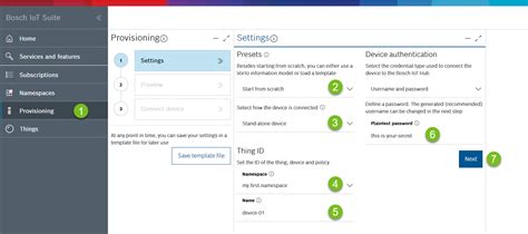 Provisioning Of Devices Via Developer Console Bosch Iot Suite