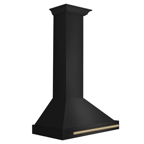 Autograph Edition 30 Black Stainless Range Hood With Bronze Handle