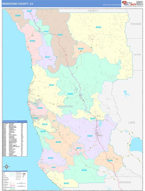 Mendocino Zip Code Map At Jamie Spencer Blog