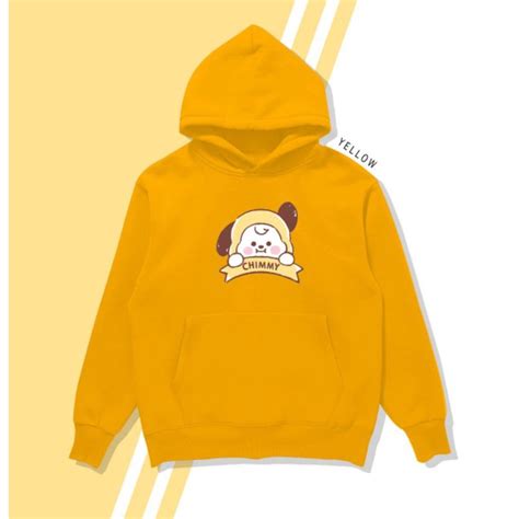 Jual Hoodie Bt21 Fleece Hoodie Bt21 Koya Cimmy Tata Rj Mang Cooky