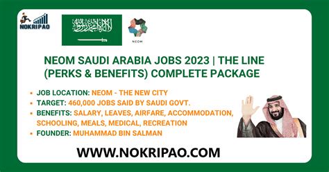 Neom Saudi Arabia Job Openings 2023 The Line Perks And Benefits